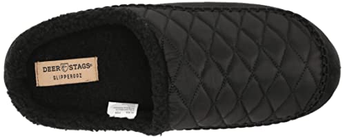 Deer Stags Men's ALMA Slipper, Black, 10 Wide