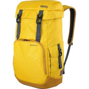 evoc, mission, backpack, 22l, curry