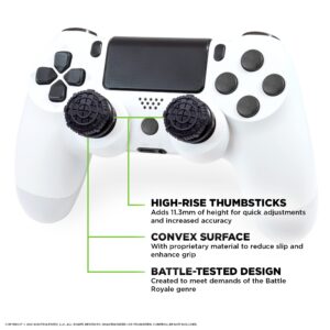 KontrolFreek FPS Freek Battle Royale Nightfall Performance Kit for PlayStation 4 Controller (PS4) | Includes Performance Thumbsticks and Performance Grips | Black