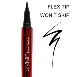 ISMINE Professional Matte Vegan smudge proof Eyeliner, Makeup liner Easy Liquid Pen No-Skip Eyeliner, Waterproof Formula, Long lasting Liquid Eyeliner Black