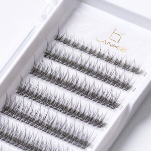 lankiz lash clusters diy lash extensions individual lashes natural eyelash clusters extensions 160pcs (cluster-27)