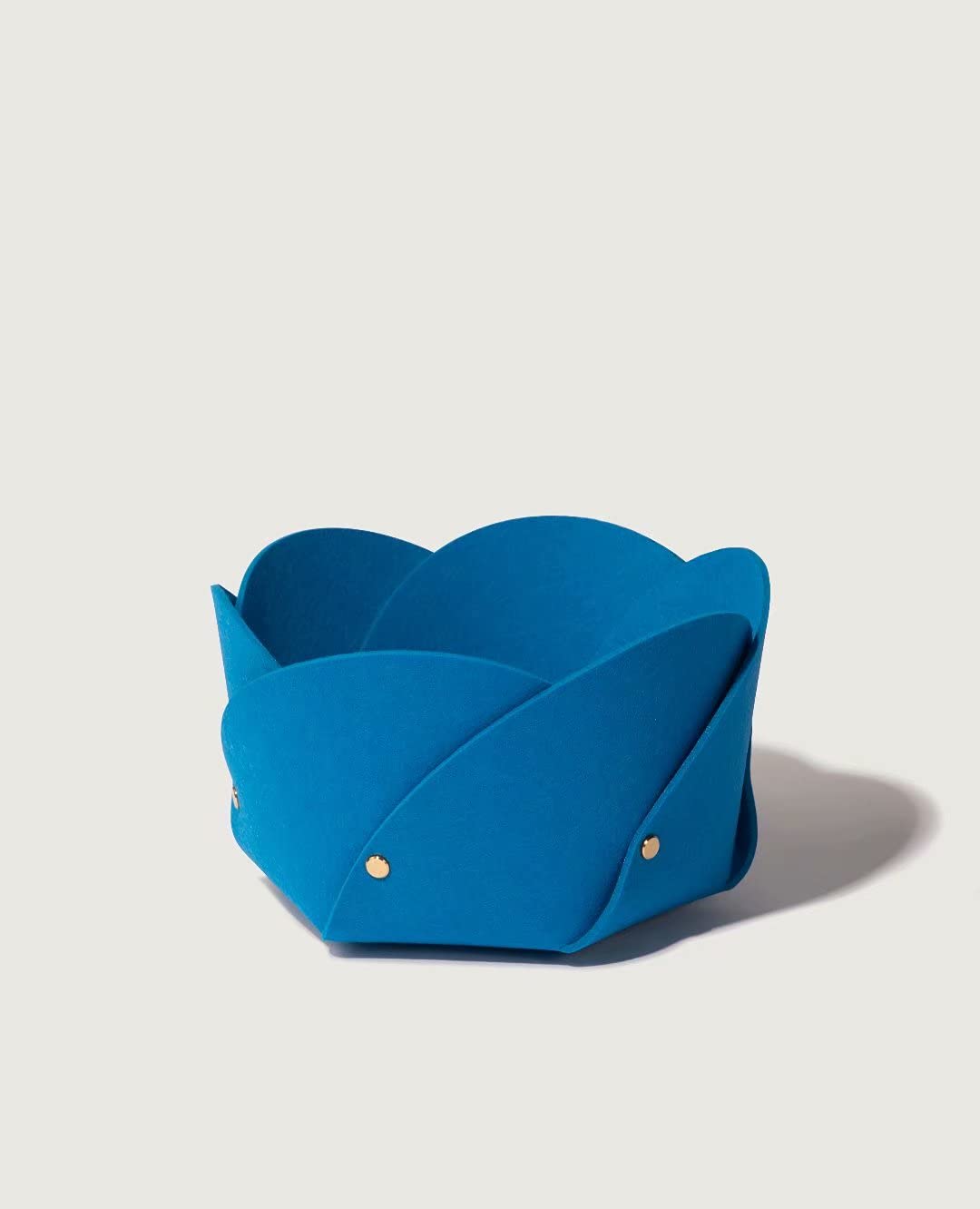 IANIYA Versatile Felt Storage Basket Organize with ease! Perfect for living rooms and stylish desktop decor(BLUE)