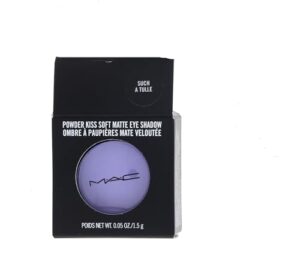 m.a.c. powder kiss soft matte eye shadow - such a tulle