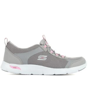 Skechers Arch Fit Refine - Her Best Grey/Pink 9 B (M)