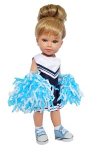 mbd blue cheerleader fits 18 inch fashion dolls