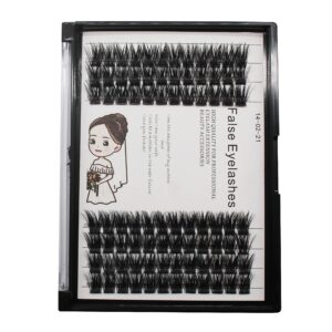 bodermincer 84 clusters large pack d curl volume lashes set wide cluster false eyelash diy eyelash extension individual lash girl women home eyelash extension (12mm)