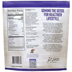 Nature's Eats Black Chia, 16 Oz