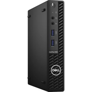 dell optiplex 3000 3080 desktop computer - intel core i5 10th gen i5-10500t hexa-core (6 core) 2.30 ghz - 8 gb ram ddr4 sdram - 256 gb nvme m.2 pci express m.2 ssd - micro pc - black