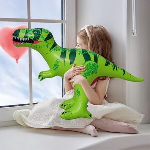 KATAKA 6 Pack Dinosaur Inflatable Toy Includes air Pump Party Decorations Pool Floating Toy Dinosaur Collection Birthday Party Gifts for Children and Adults