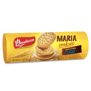 bauducco maria cookies - crispy cookies - perfect for snacking, coffee or tea - delicious dessert cookie - no artificial flavors or colors - pack of 1