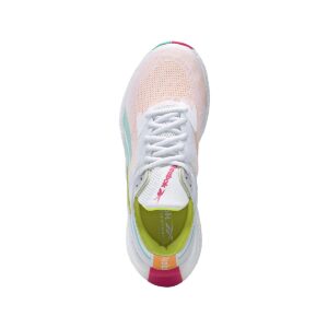 Reebok Women's Floatride Energy Symmetros Running Shoe - Color: White/White/Pixel Mint - Size: 8.5 - Width: Regular