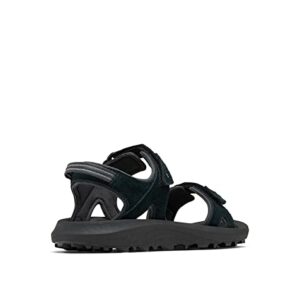 Columbia Women's Trailstorm Hiker 2 Strap Sport Sandal, Black/Light Cloud, 8