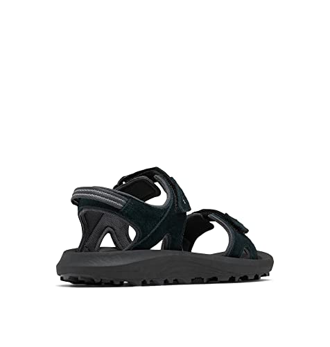 Columbia Women's Trailstorm Hiker 2 Strap Sport Sandal, Black/Light Cloud, 8