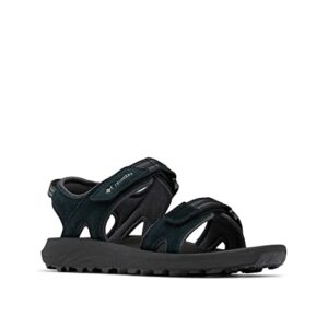 Columbia Women's Trailstorm Hiker 2 Strap Sport Sandal, Black/Light Cloud, 8