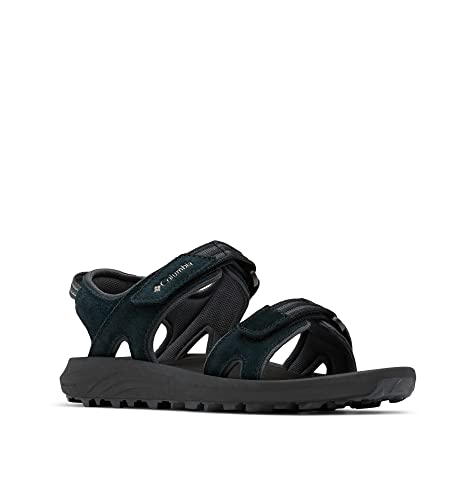 Columbia Women's Trailstorm Hiker 2 Strap Sport Sandal, Black/Light Cloud, 8