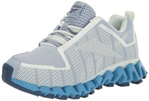 reebok women's zigwild tr 6 cross trainer, gable grey/opal glow/essential blue, 5.5