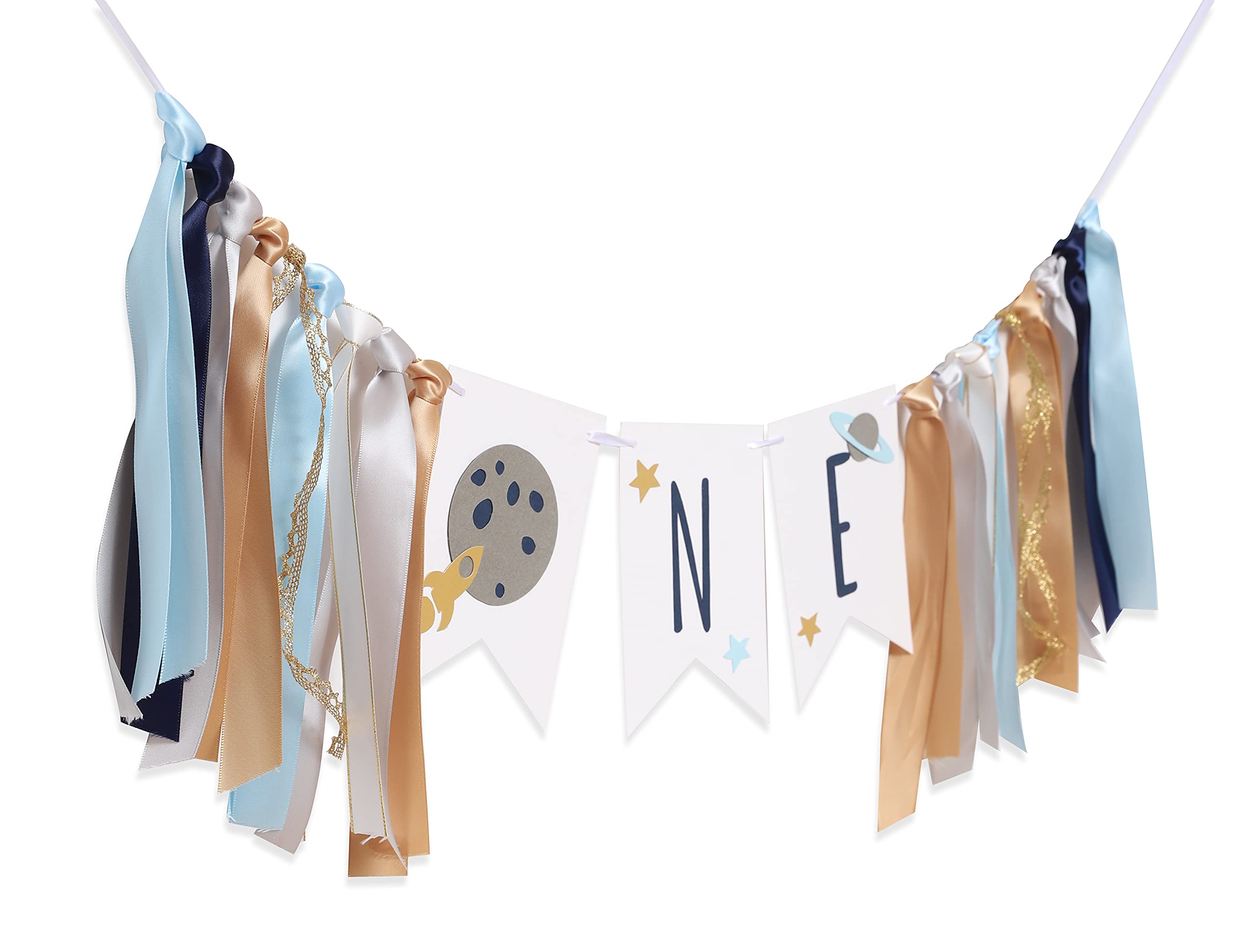 Space Theme 1st Birthday Banner-space Theme High Chair Banner, 1st Birthday High Chair Banner, Outer Space Birthday, 3 2 1 Lift-off, Universe Birthday, Orbit the Sun, Rocket Ship (rocket Banner)