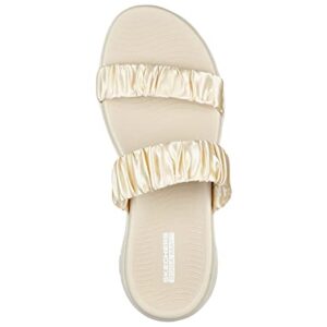 Skechers Womens ON The GO 600 Enchant Champagne Size 10