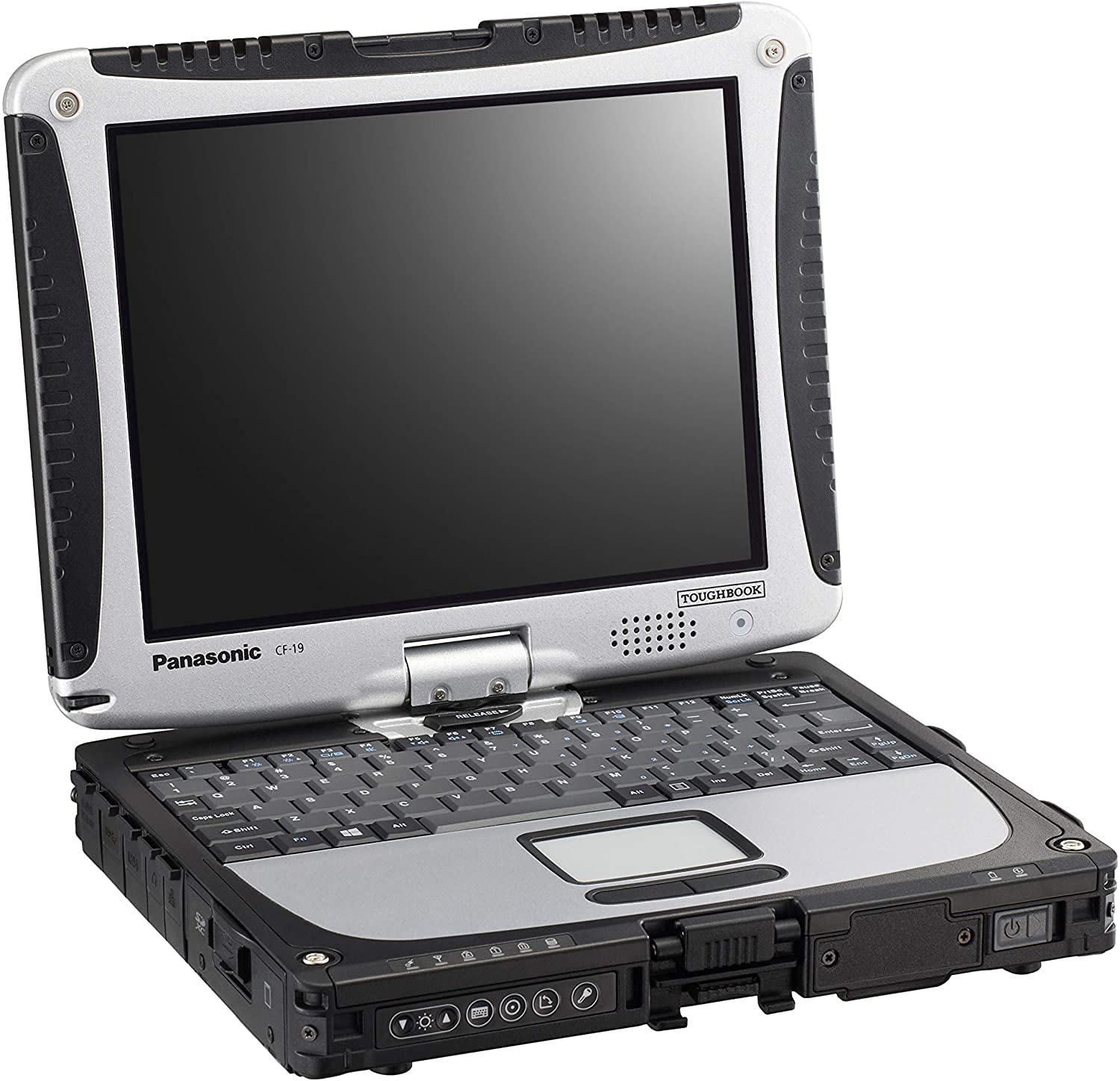 Panasonic Toughbook 19, CF-19 MK5, 10.1 Touchscreen, Rugged Laptop Convertible Tablet, Intel Core i5-2520M2.50GHz, 128 GB SSD, 8GB, Wi-fi, Bluetooth, Dedicated GPS, GOBI, Windows 10 Pro (Renewed)