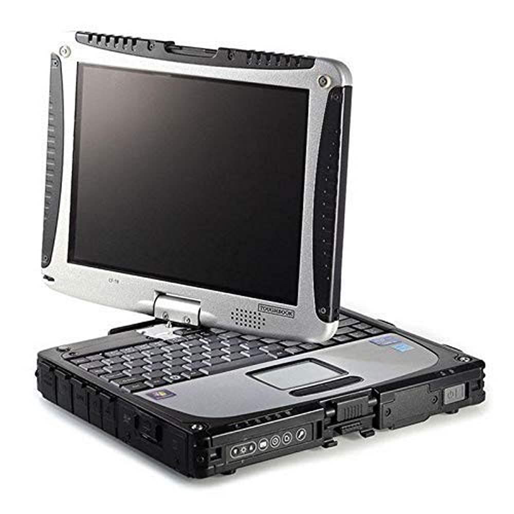 Panasonic Toughbook 19, CF-19 MK5, 10.1 Touchscreen, Rugged Laptop Convertible Tablet, Intel Core i5-2520M2.50GHz, 128 GB SSD, 8GB, Wi-fi, Bluetooth, Dedicated GPS, GOBI, Windows 10 Pro (Renewed)