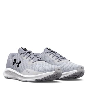 Under Armour Women's Charged Pursuit 3, Halo Gray/Black, 7.5 Medium US