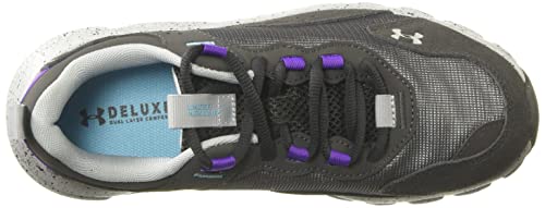 Under Armour Women's Charged Verssert SPKLE, Jet Gray/Fresco Blue, 5.5 Medium US