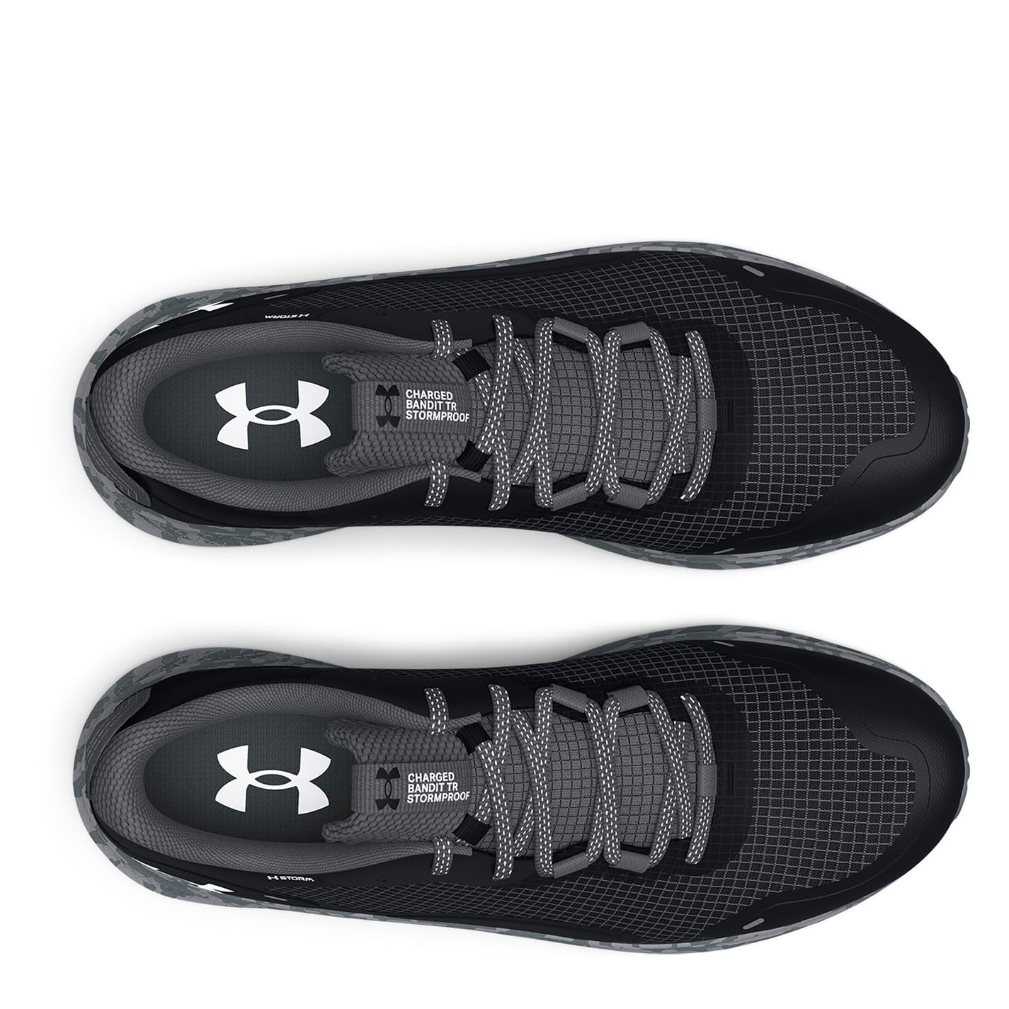 Under Armour Men's Charged Bandit 2 SP, Black/White, 13 Medium US