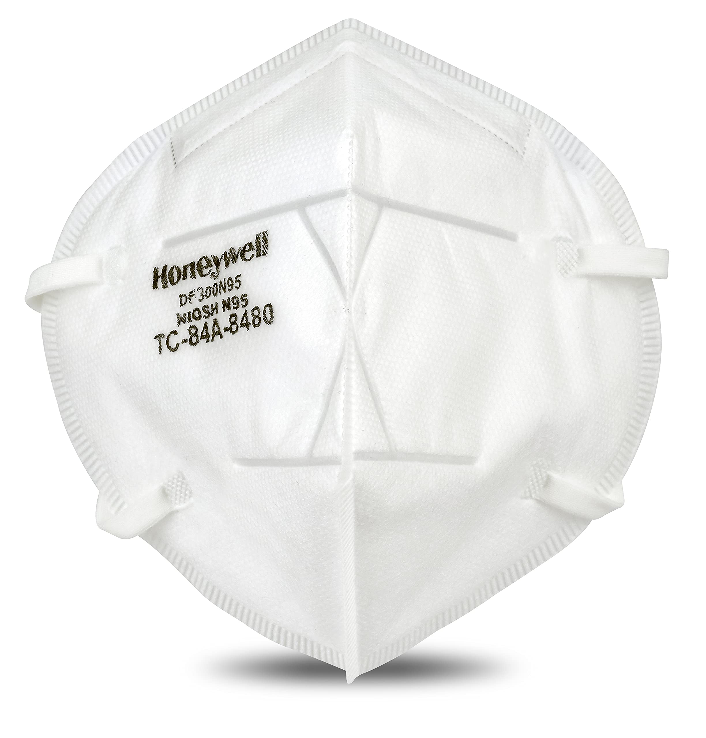 Honeywell Safety NIOSH-Approved N95 DF300 Flatfold Respirator, 20-pack (RAP-74038), White,One Size Fits All