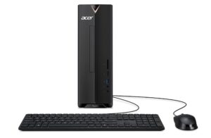 acer aspire xc-895-ur11 desktop | 10th gen intel core i3-10100 4-core processor | 8gb 2666mhz ddr4 | 1tb 7200rpm hard drive | 8x dvd | intel wireless wi-fi 6 | bluetooth 5.1 | windows 10 home