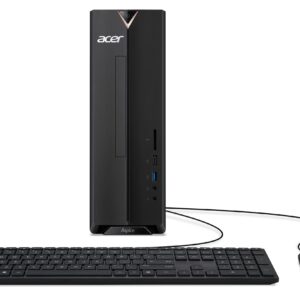 Acer Aspire XC-895-UR11 Desktop | 10th Gen Intel Core i3-10100 4-Core Processor | 8GB 2666MHz DDR4 | 1TB 7200RPM Hard Drive | 8X DVD | Intel Wireless Wi-Fi 6 | Bluetooth 5.1 | Windows 10 Home