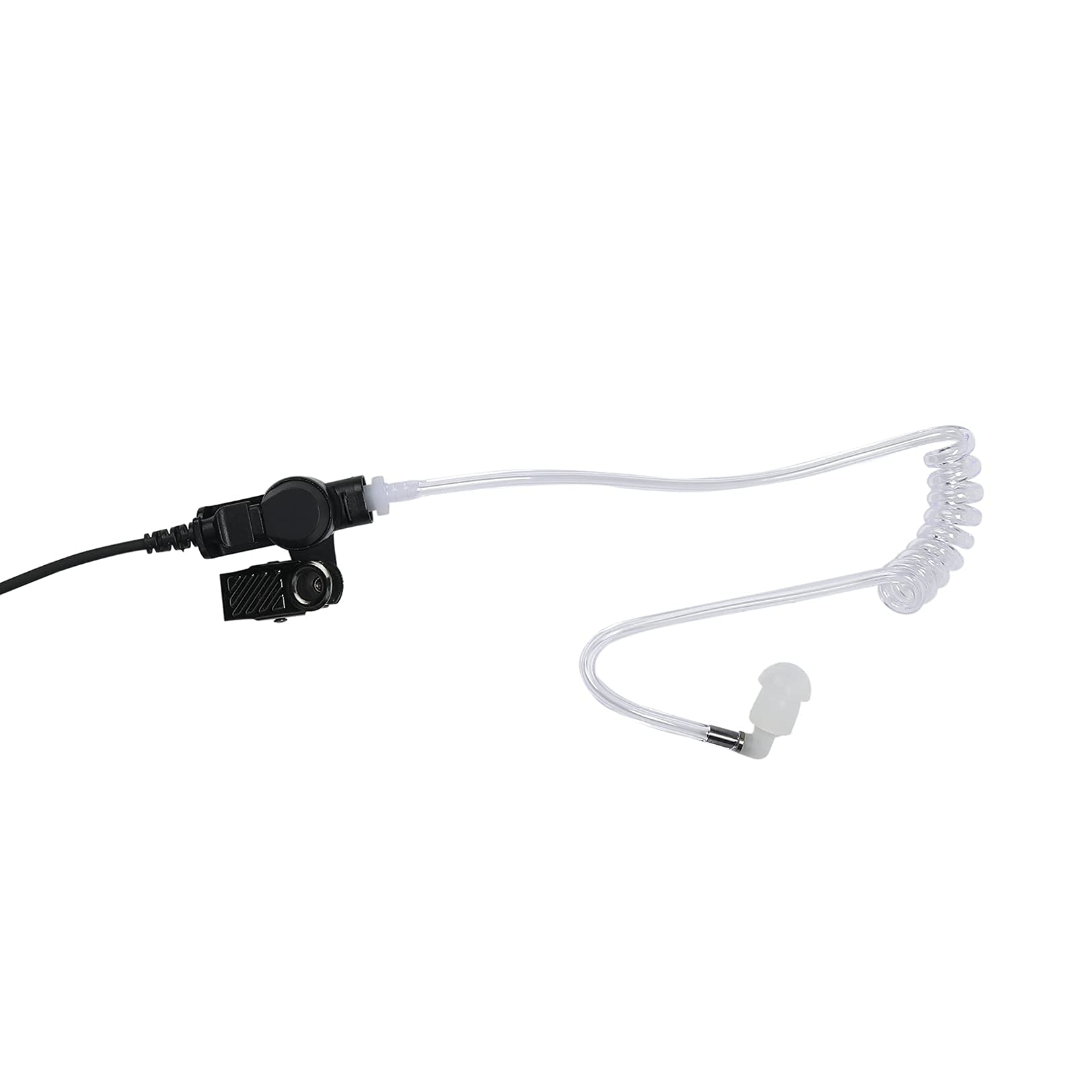 Yolipar TLK 100 1-Pin 2-Wire Earpiece Compatible with Motorola Radio SL300 SL3500e SL7550e SL7550 SL7580 with Mic Big PTT Tansparent Acoustic Tube Headset