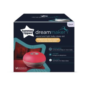 Tommee Tippee Dreammaker Baby Sleep Machine, Pink Noise, Red Light Night Light, Scientifically Proven, Smart CrySensor