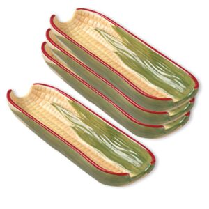 pfaltzgraff napoli corn dishes, set of 4, multicolor