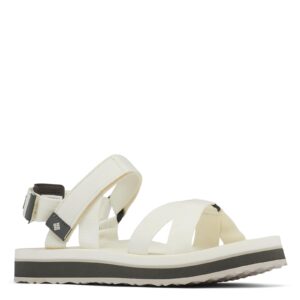 Columbia Women's Alava Sport Sandal, Snowcap/Light Cloud, 8