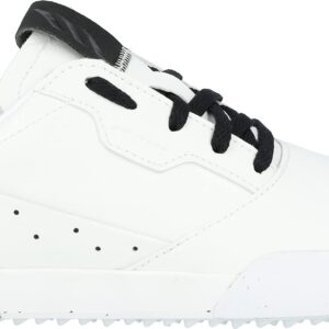 adidas Women's Adricross Retro Spikeless Golf Shoes, Footwear White/Core Black/Footwear White, 6