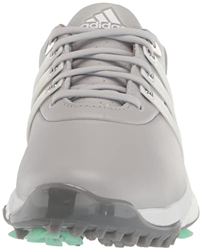 adidas Women's Tour360 22 Golf Shoes, Grey Two/Footwear White/Pulse Mint, 7.5