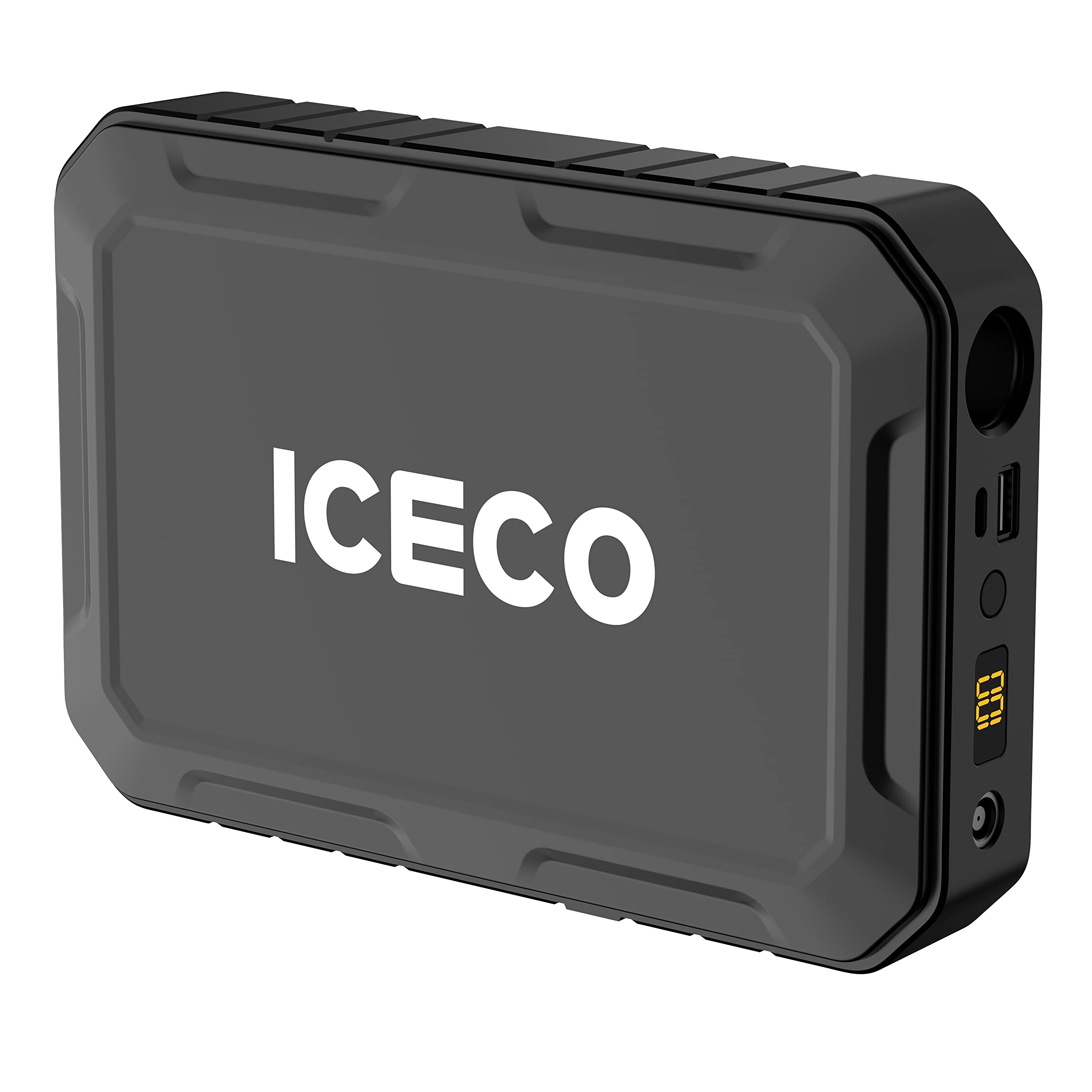 ICECO Magnetic Fast Charging Portable Power Station 17400mAh, 250Wh Outdoor Mobile Lithium Battery Pack, Emergency Battery Backup, for Road Trip Camping, Outdoor Adventure, Hunting Emergency