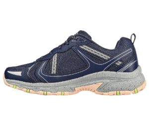 skechers hillcrest - vast adventure navy/gray 9.5 b (m)