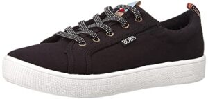 skechers women's bob's b extra cute style 113323 black canvas fashion sneaker