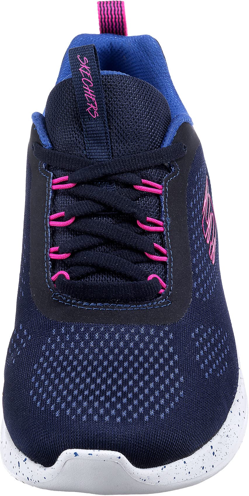 Skechers Sport Women's Women's New Horizon Sneaker, NVPK=Navy/Hot Pink, 9.5