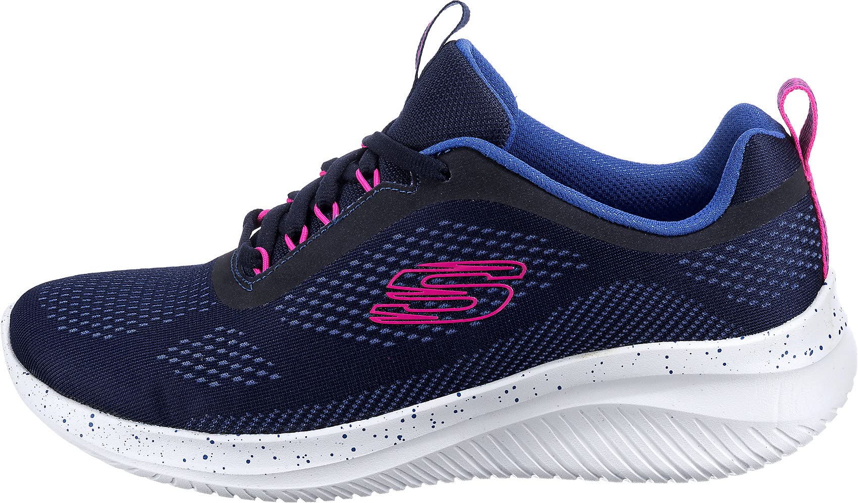 Skechers Sport Women's Women's New Horizon Sneaker, NVPK=Navy/Hot Pink, 9.5