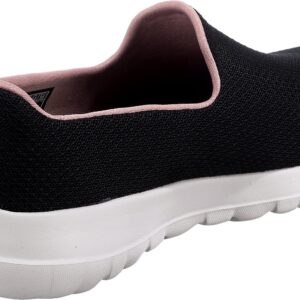 Skechers Women's GO Walk Joy-DANIL Sneaker, Black/Pink, 10