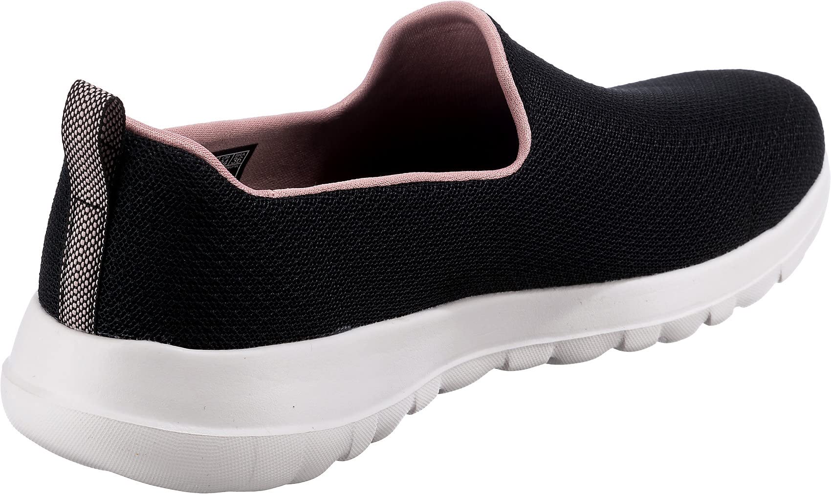 Skechers Women's GO Walk Joy-DANIL Sneaker, Black/Pink, 10