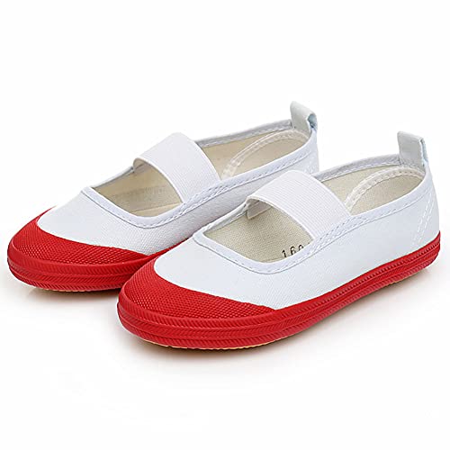 Tkieio Cosplay Shoes Nene Yashiro Cosplay Shoes Prop White-red Dance Shoes Halloween (red-White, Numeric_5_Point_5)