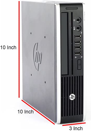 HP 8300 USFF Computer Desktop PC, Intel Core i7 3.4GHz Processor, 8GB Ram, 120GB Solid Drive, WiFi | Bluetooth, 1080p Webcam, Wireless Keyboard & Mouse, 24 Inch Monitor, Windows 10 (Renewed)