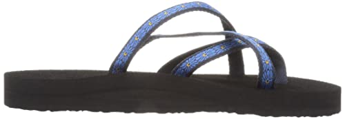 Teva Women's Olowahu Sandal, Flower Loom Navy, 8