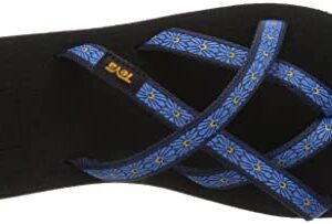 Teva Women's Olowahu Sandal, Flower Loom Navy, 8