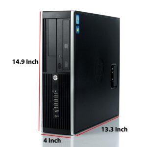 HP Elite SFF Desktop Computer PC, Intel Core i7 3.4GHZ Processor, 16GB Ram, 128GB M.2 SSD + 1TB Hard Drive, WiFi & Bluetooth, Wireless keyboard And Mouse, 19 Inch FHD LED Monitor, Windows 10 (Renewed)