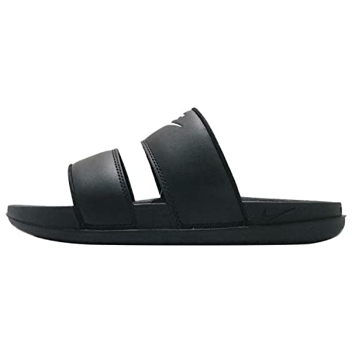 Nike Women's Offcourt Duo Slides (5, Black/Black/White)