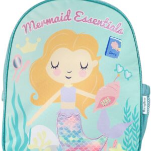 Harry Bear Girls Mermaid Backpack Glitter School Bag for Kids Blue